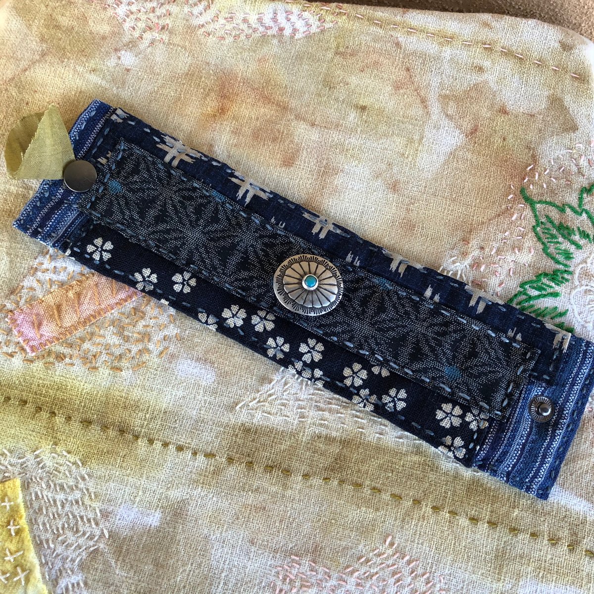 Turquoise Concha Wrist Cuff | Cindy O Turquoise Concha Wrist Cuff | Cindy O